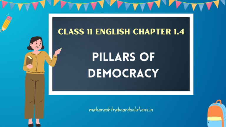 Pillars of Democracy 11th Question Answer English Chapter 1.4 ...